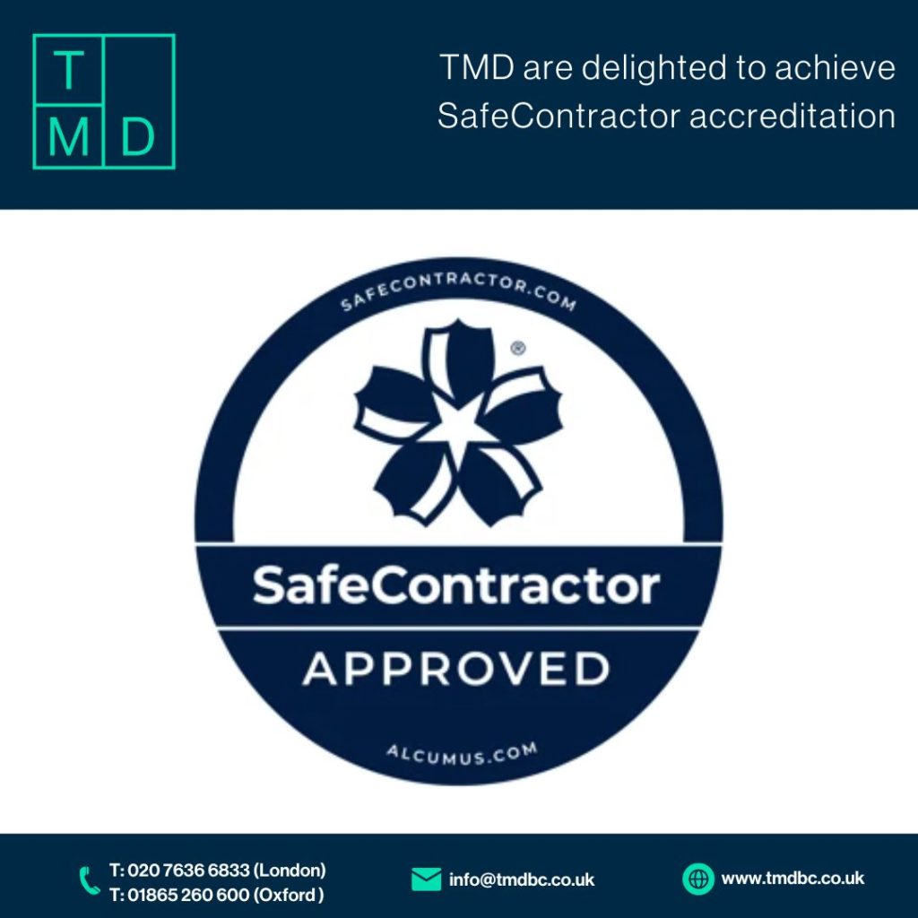 Safe Contractor Accreditation – TMD Building Consultancy Safe Contractor Accreditation – TMD Building Consultancy